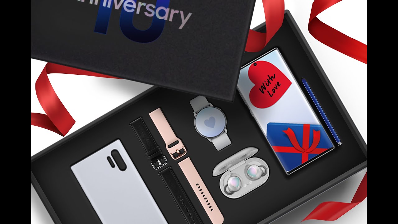 Unboxing Samsung Galaxy 10th Anniversary Premium Package - YouTube