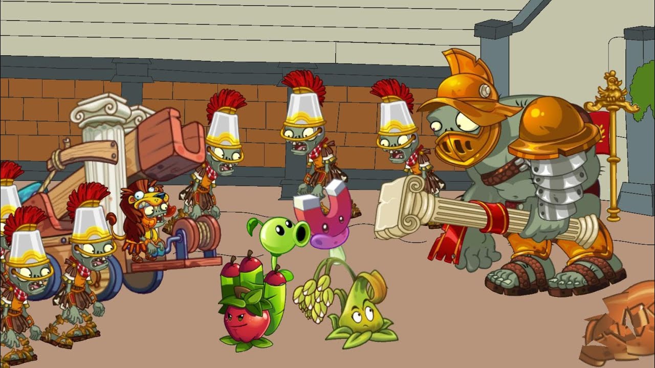 Plants vs Zombies 2 Animation Ancient Rome Part 2 - YouTube