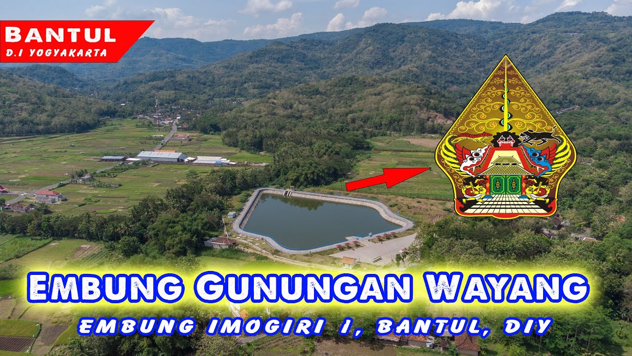 Embung Imogiri 1 Jogja yang Unik Berbentuk Gunungan Wayang - YouTube