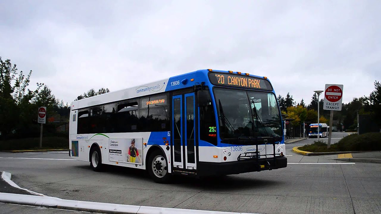 Community Transit 2013 30ft Gillig BRT 13606 On The 120 @ Lynwood ...