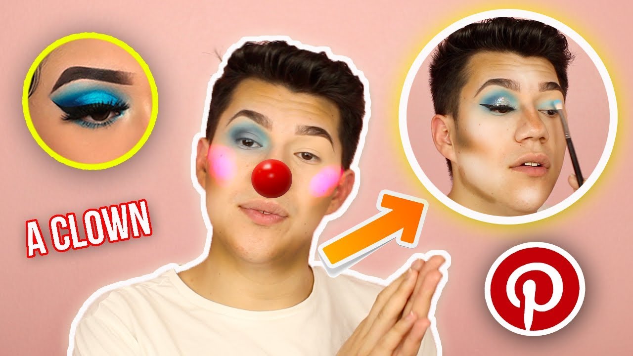 Pinterest Makeup Challenge!! *FAIL! But still CUTE THO! - YouTube