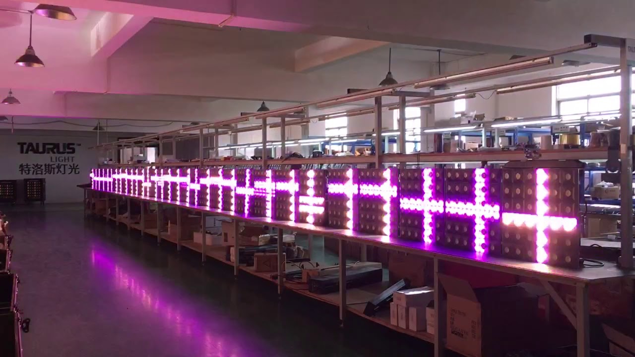 LED color panel 180 - YouTube