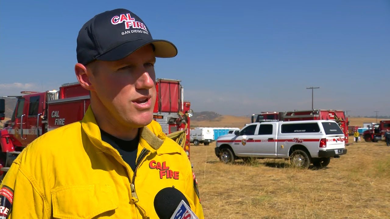 Border 32 fire still burning, only 5% contained - YouTube