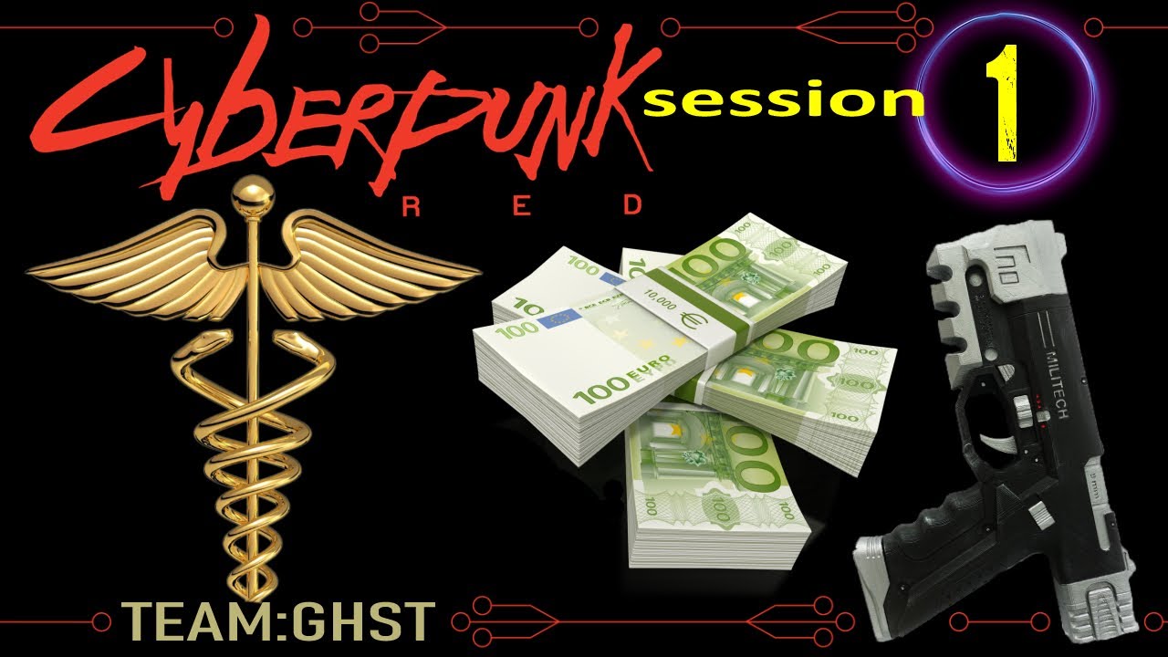 CYBERPUNK RED - session 1 - Mission: Choo Choo - GM Rob Mulligan (TEAM ...