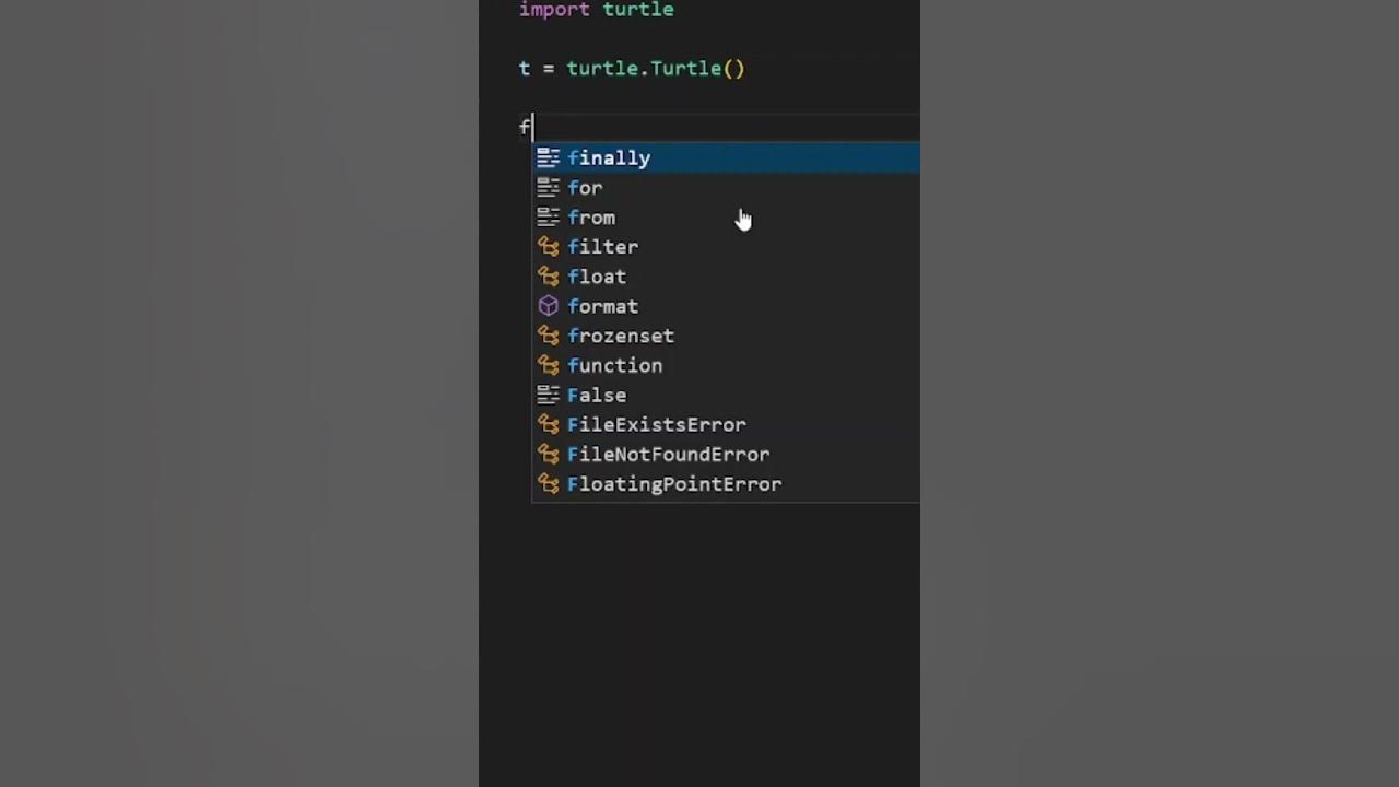 Comment creer un Carre avec Python et La bibliotheque Turtle - YouTube