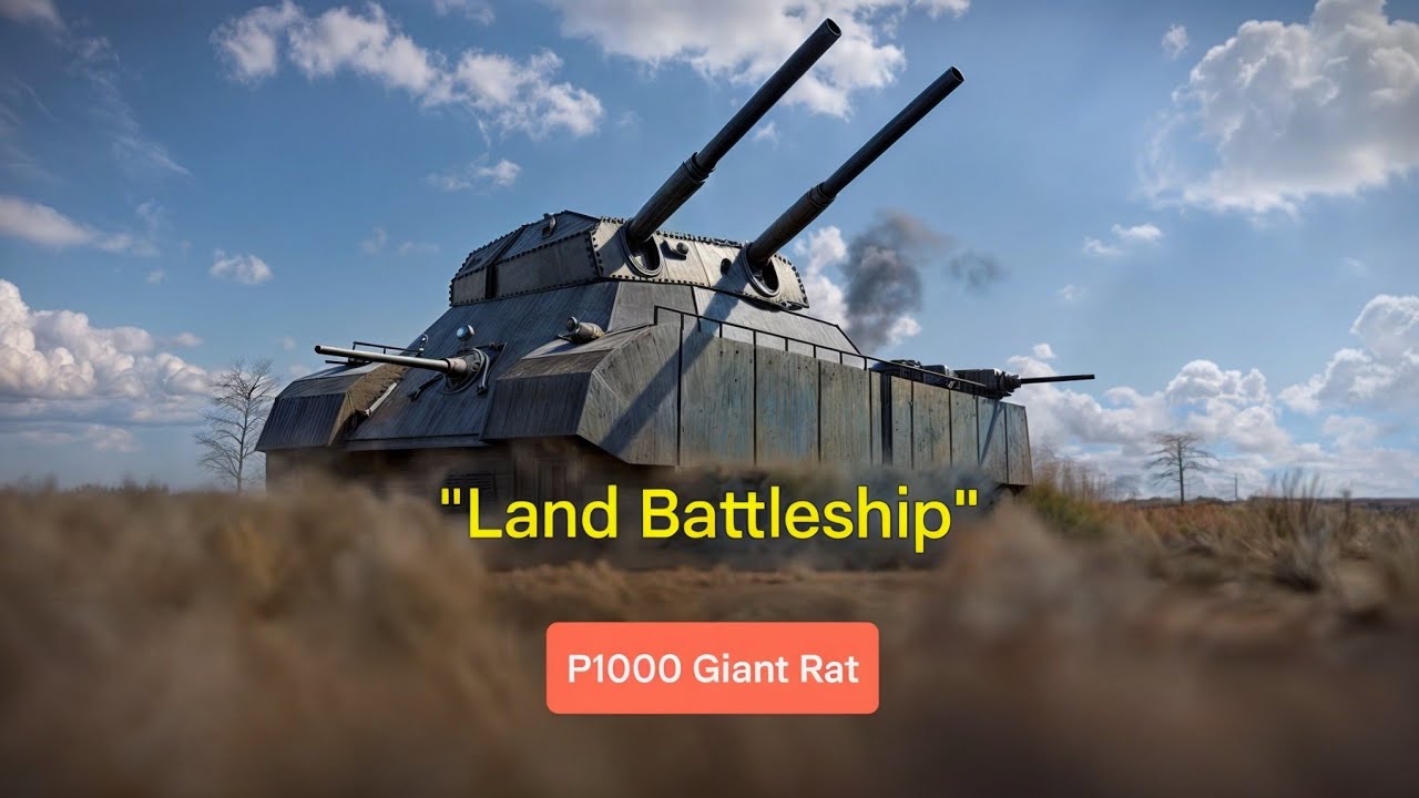 "Land Battleship" - P1000 Giant Rat - YouTube
