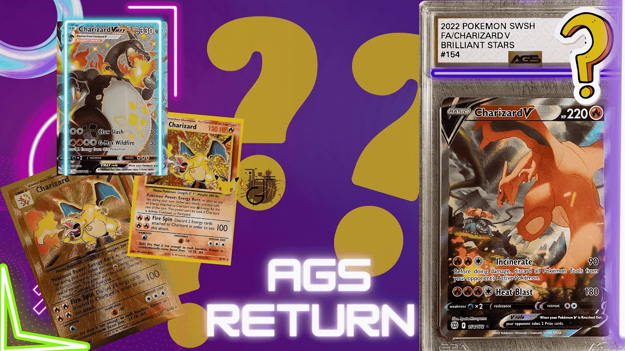 AGS Pokemon Graded Card Return!! How many 10's can we get?! - YouTube