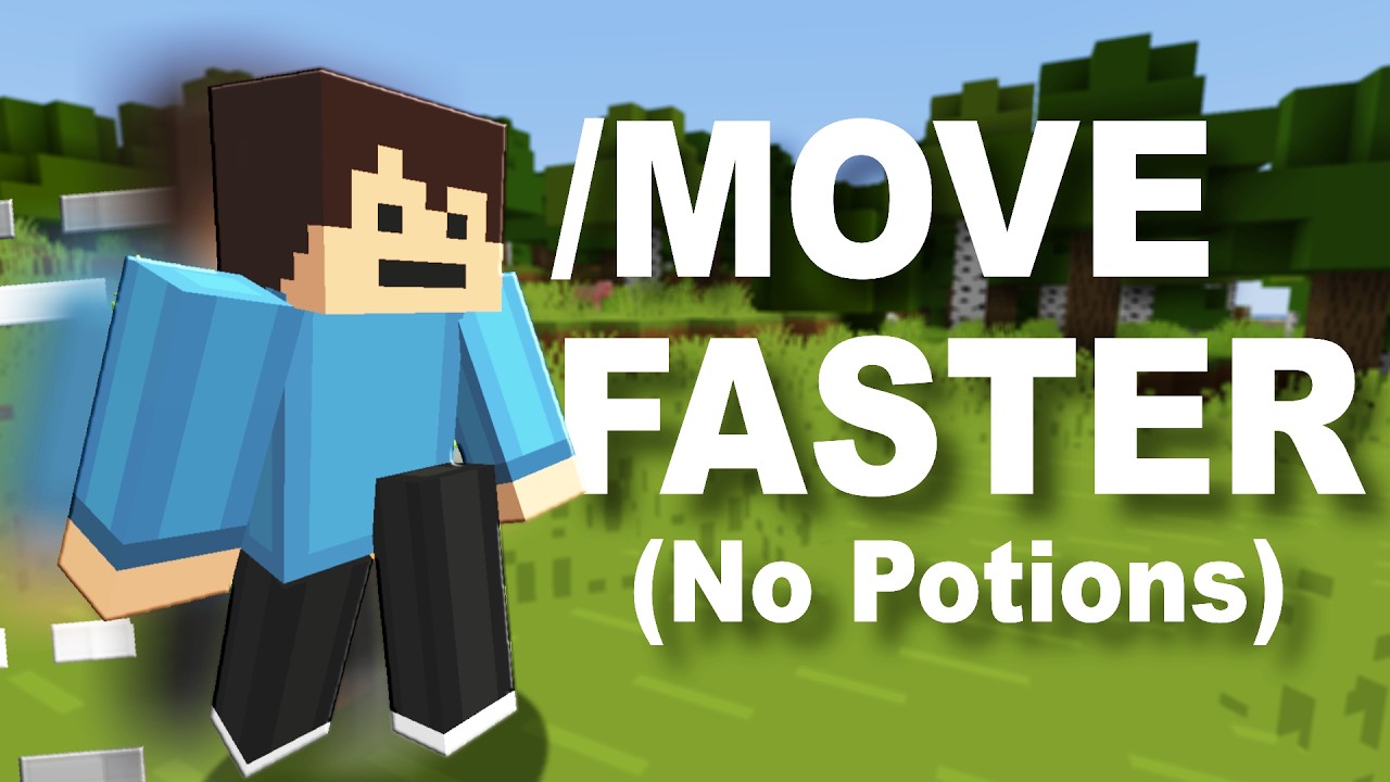 Change Player Speed With Commands (No Potions) In Minecraft Command ...