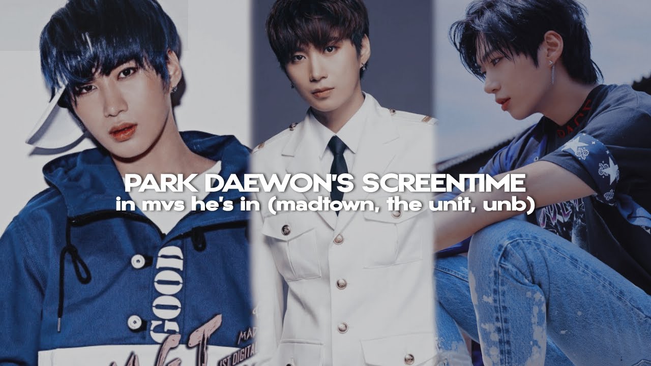 park daewon's screentime in mvs he's in (madtown, the unit & unb) - YouTube