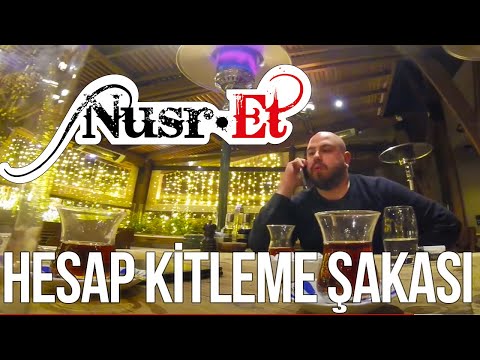 NUSRET'DE HESAP KİTLEME ŞAKASI ( #SaltBae )