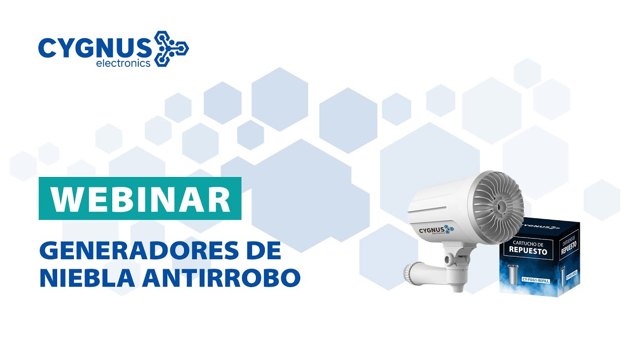WEBINAR: Generadores de niebla antirrobo CYGNUS ELECTRONICS - YouTube