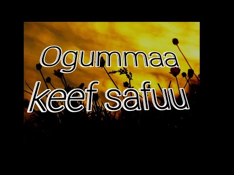 #Farfanna dhageefatame hin qufamne kanan eebbifaama