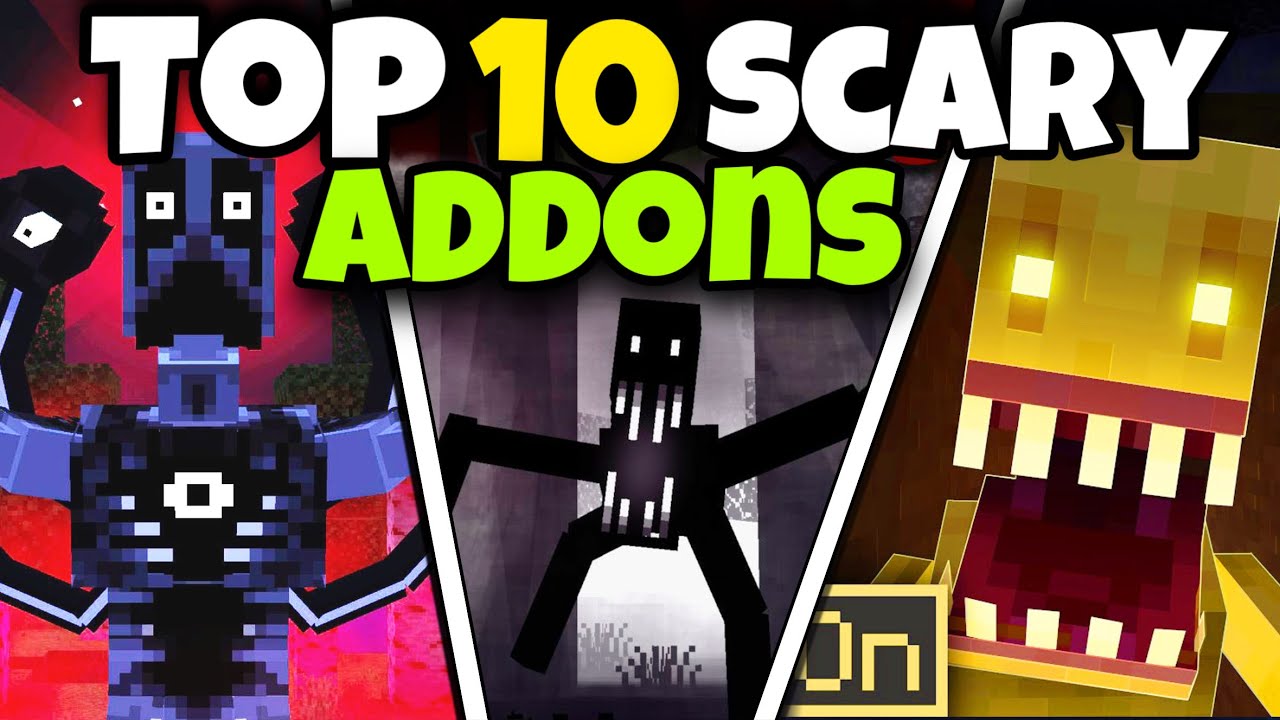 Top 10 HORROR Minecraft Bedrock Addons To Make The SCARIEST World ...