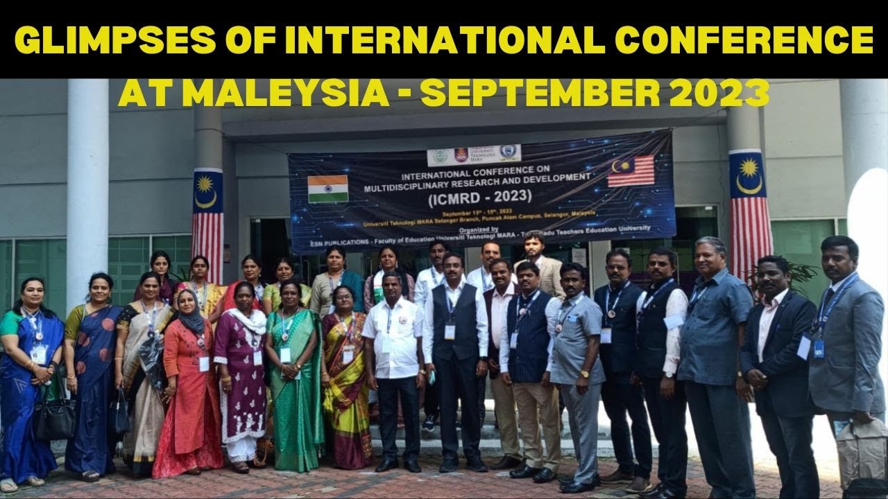 INTERNATIONAL CONFERENCE ON MULTIDISCIPLINARY RESEARCH AT MALEYSIA ...