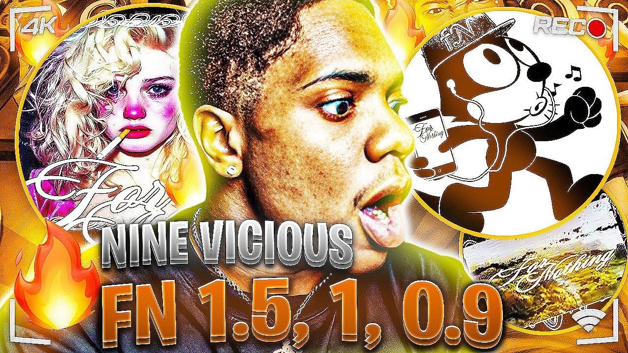 FN PACK🔥🔥 Yaboimelly Reacts to Nine Vicious - FN 1.5, 1, .9 #viral # ...
