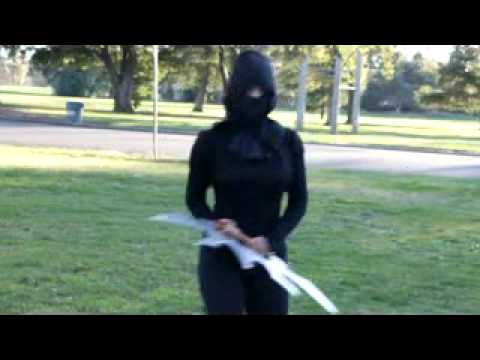 Christa Quinn is a ninja! - YouTube