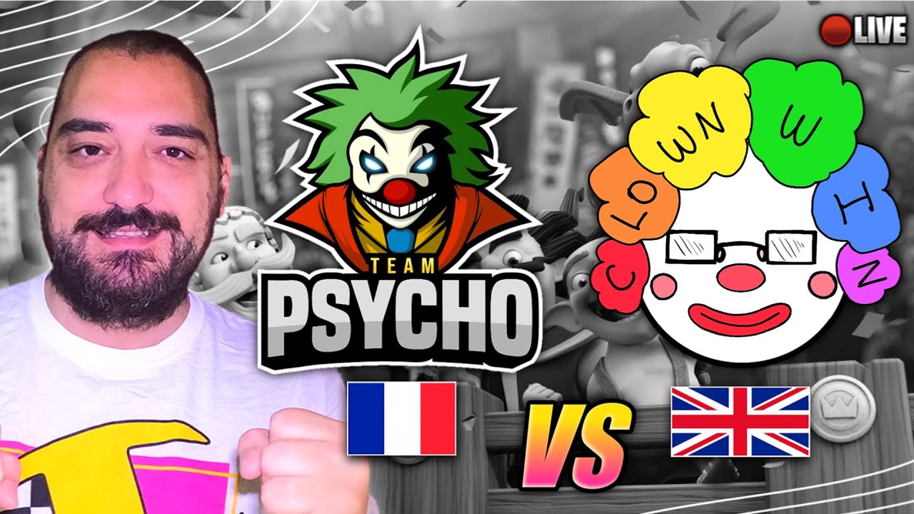 Team Psycho (FRA) vs Clown (UK) | GEM LEAGUE | PLAYOFFS - Clash Royale ...