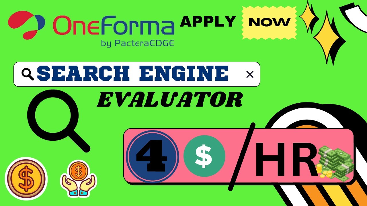 Search Engine Evaluator | One Forma | New Opportunity | WFH | Complete Online - YouTube