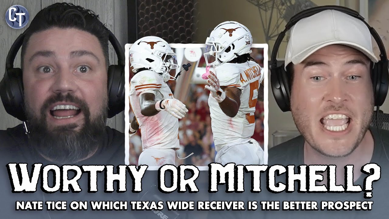 Nate Tice and Jacson debate Xavier Worthy vs. Adonai Mitchell - YouTube