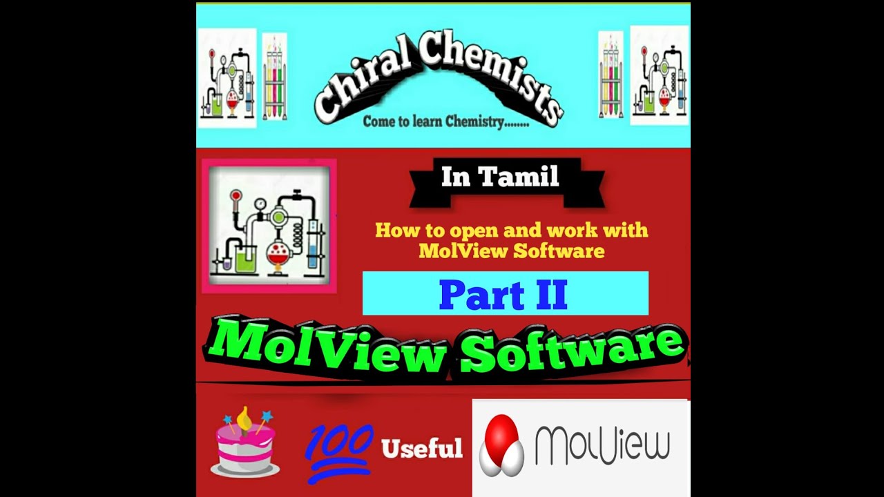 MolView Software | Working with MolView | Part II | In Tamil | Chiral Chemists - YouTube