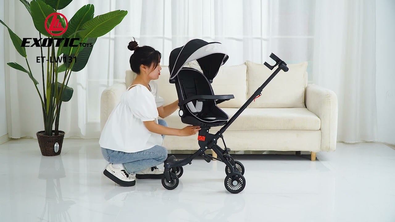 MAGIC STROLLER ET-LW131 (ADJUSTABLE SEAT) EXOTIC - YouTube