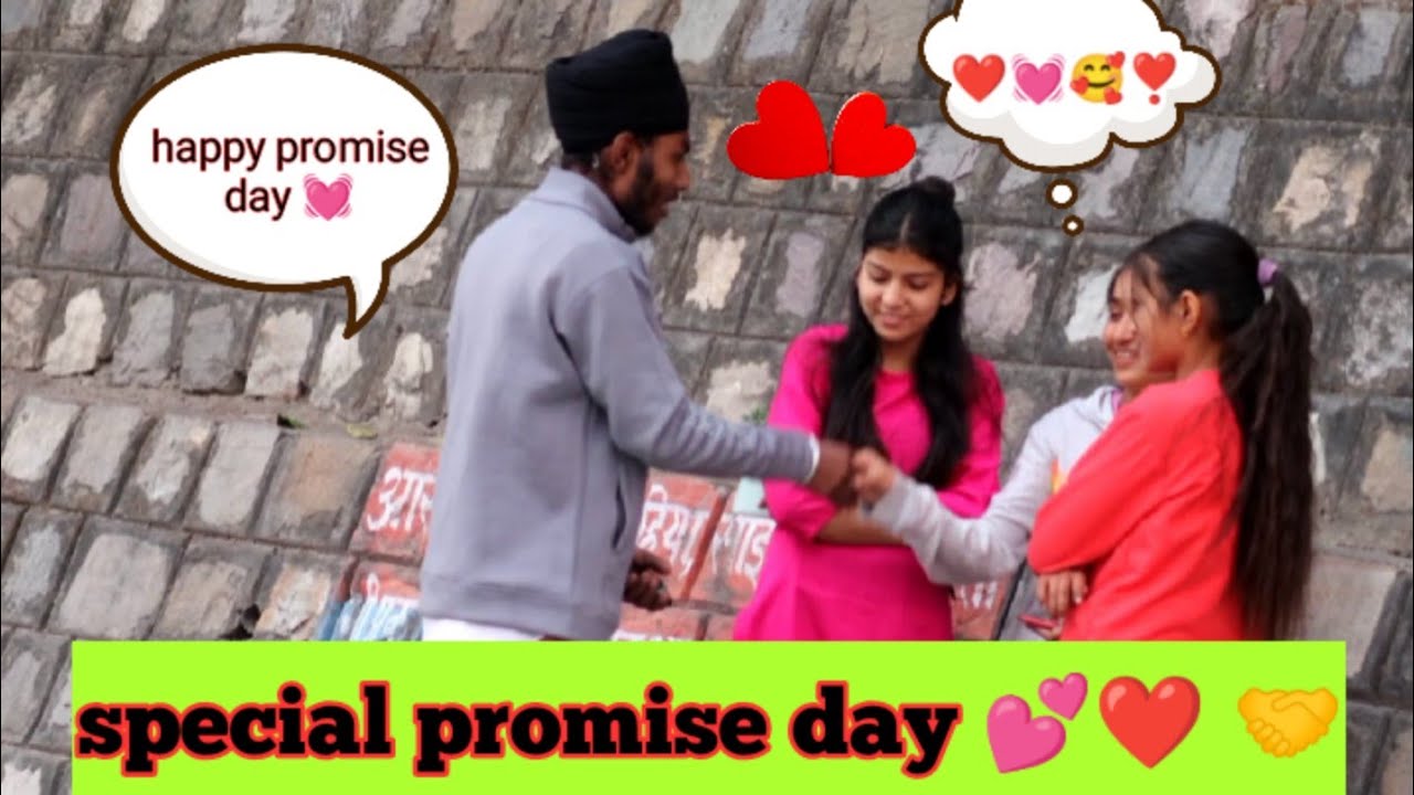 special promise day on cute girl|| best reaction girl #prank #promise ...