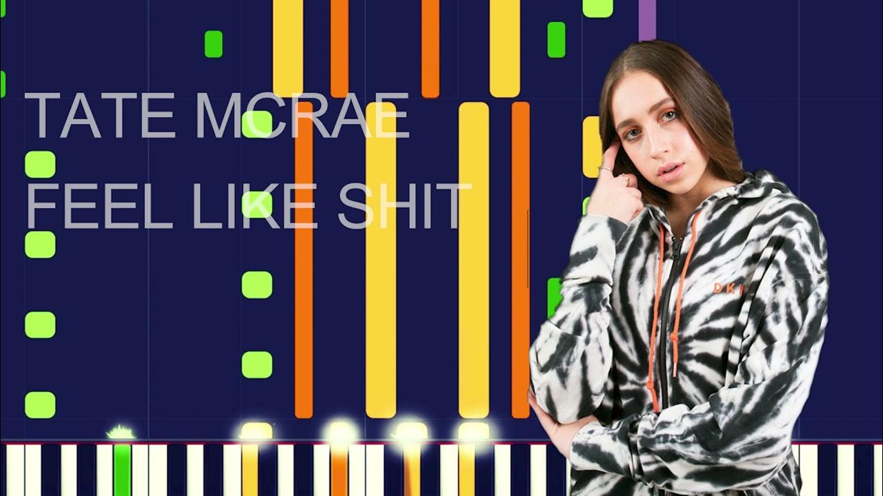 Tate McRae - FEEL LIKE SHIT (PRO MIDI FILE REMAKE) - "in the style of" - YouTube