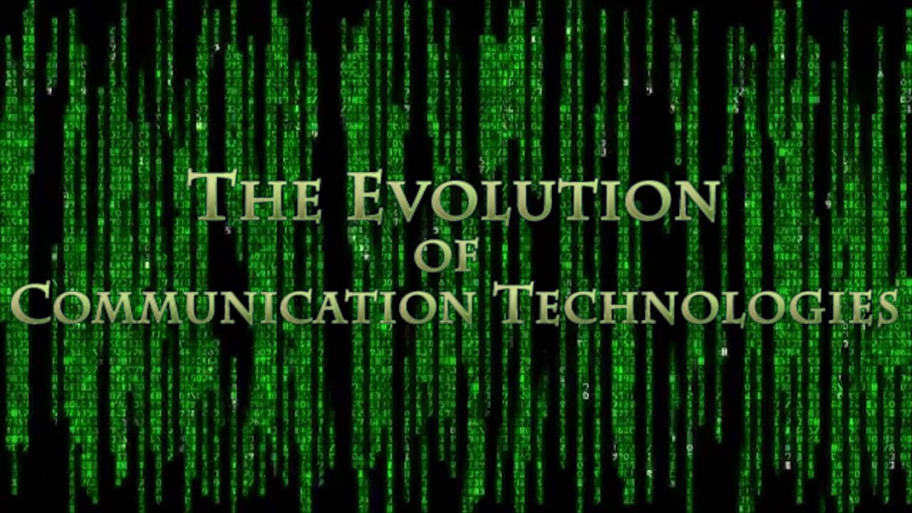 The Evolution of Communication Technologies - YouTube
