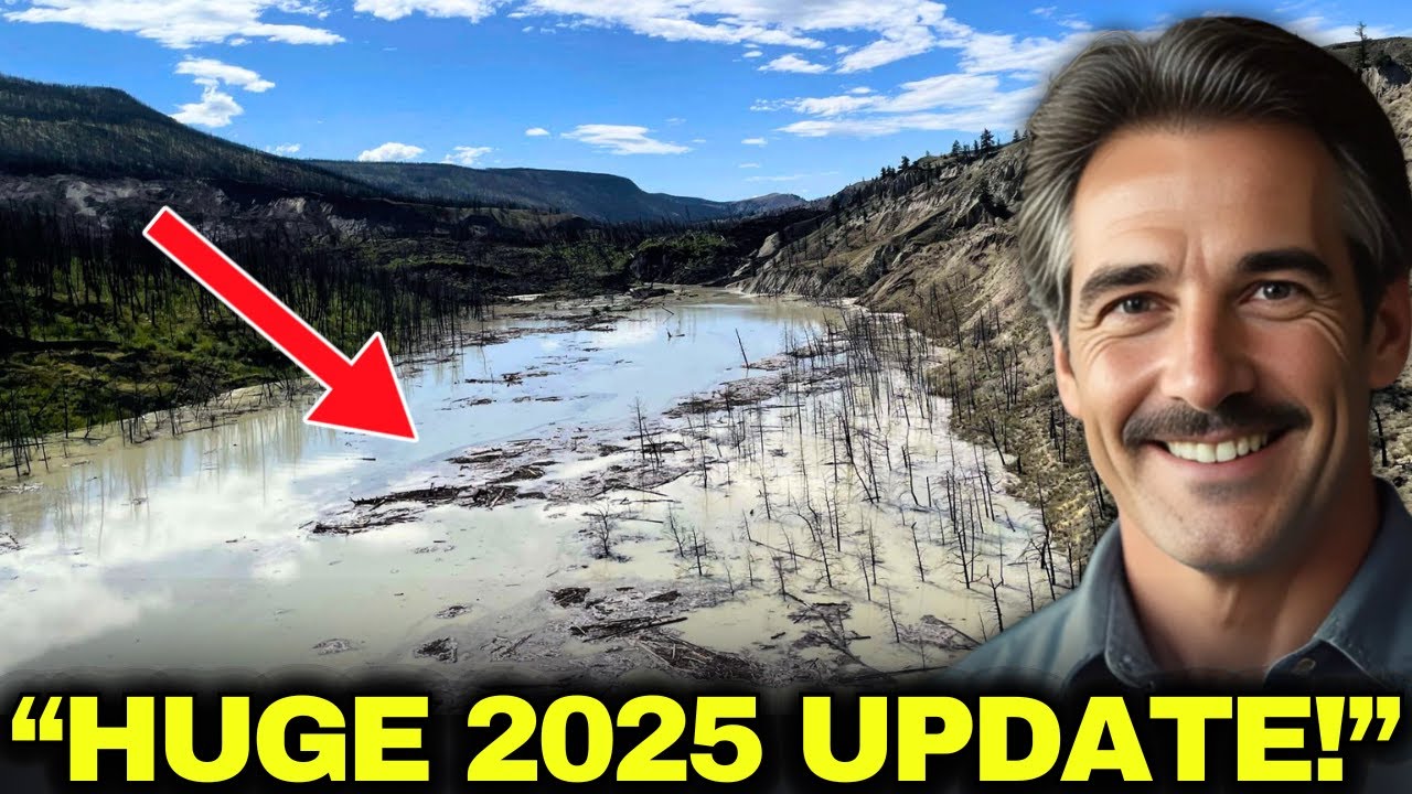 WATER CRESTING! Chilcotin Land Slide Update In Canada (Engineering ...