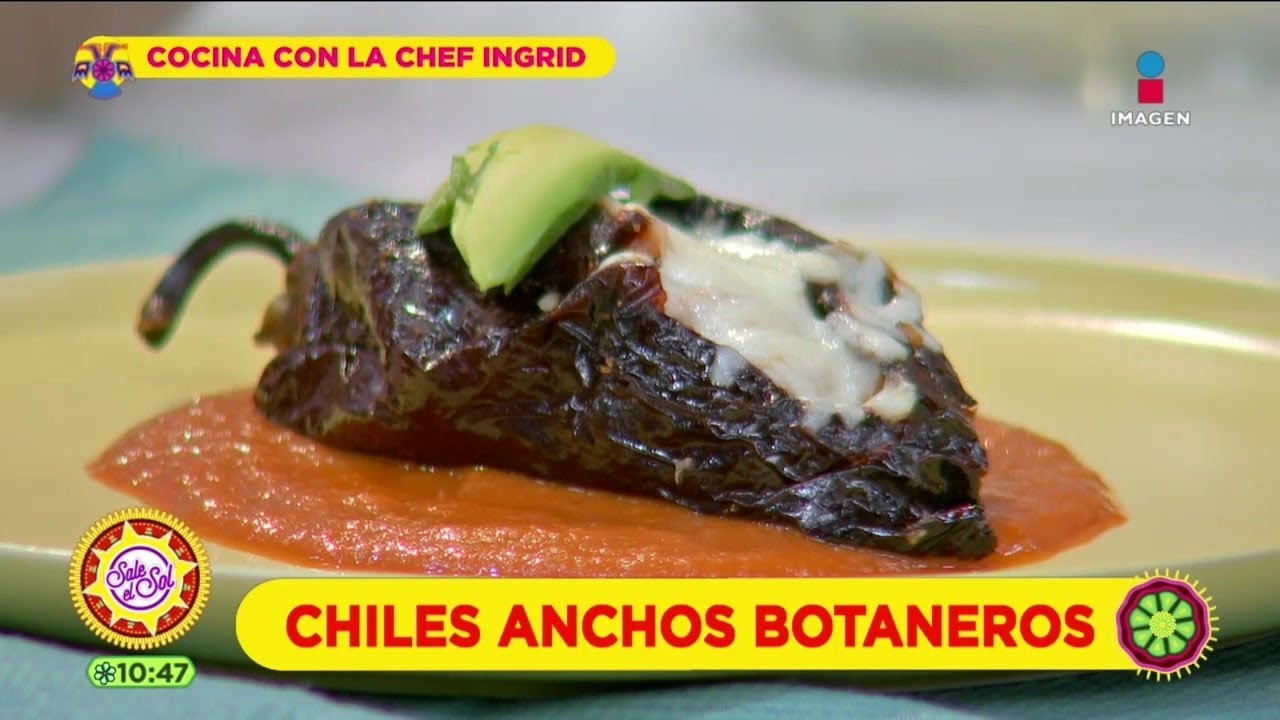 ¡Haz unos ricos chiles anchos botaneros! | Sale el Sol - YouTube