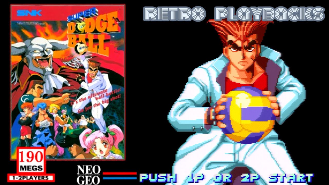 Super Dodge Ball / SNK NEO GEO AES/ RGB RetroTink 5x Pro - YouTube