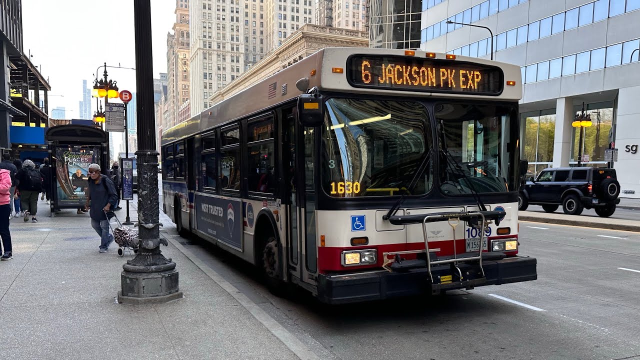 CTA Ride: 2006 New Flyer D40LF (1089) On Route 6 Jackson Park Express ...
