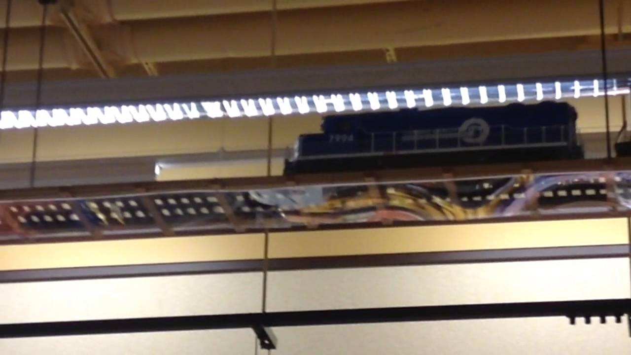 G Scale Conrail Quality 7994 leads Wegmans Train - YouTube
