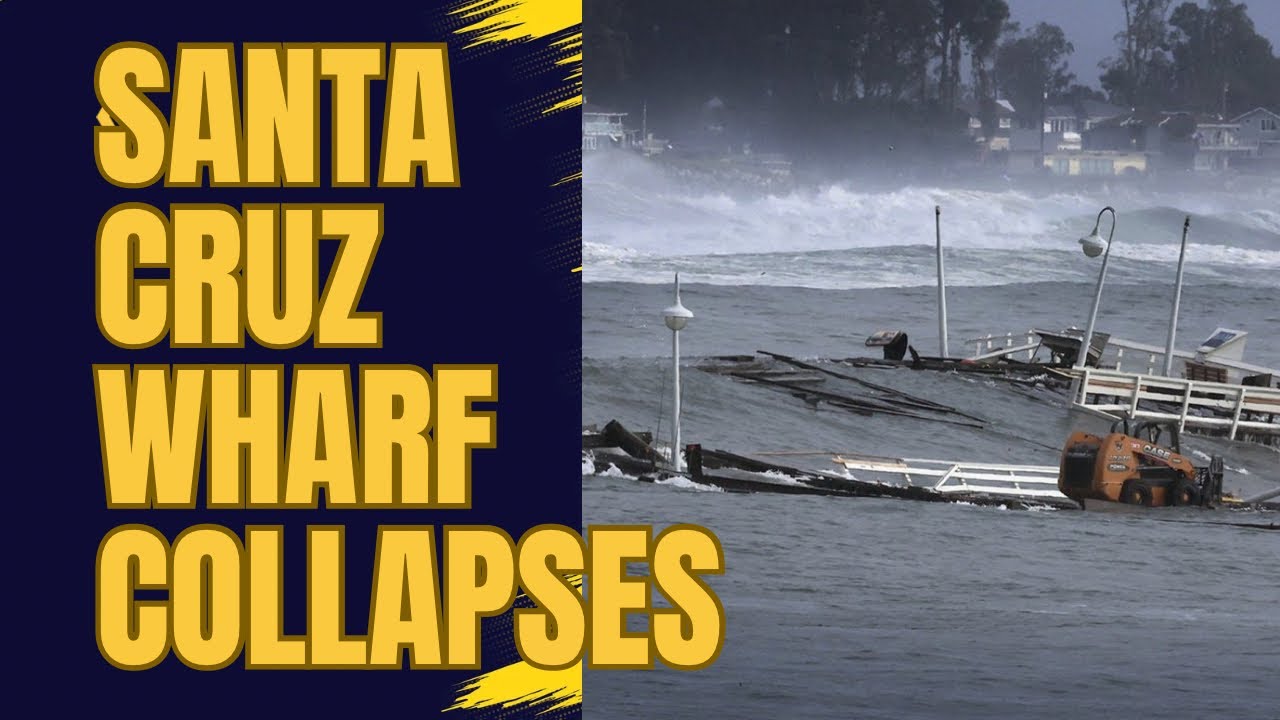 Santa Cruz Wharf Collapse | Santa Cruz Wharf | California Pier - YouTube