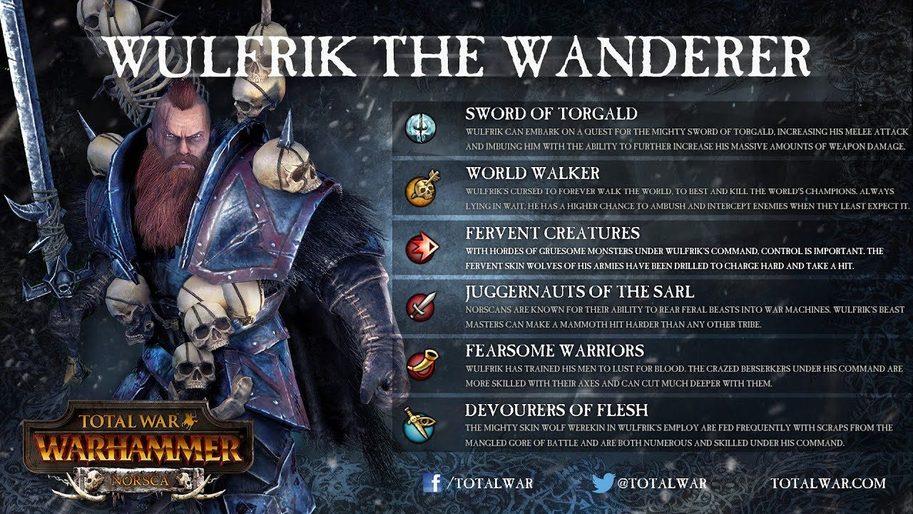 Wulfrik the Wanderer Live #1 Total War:Warhammer 3 - YouTube