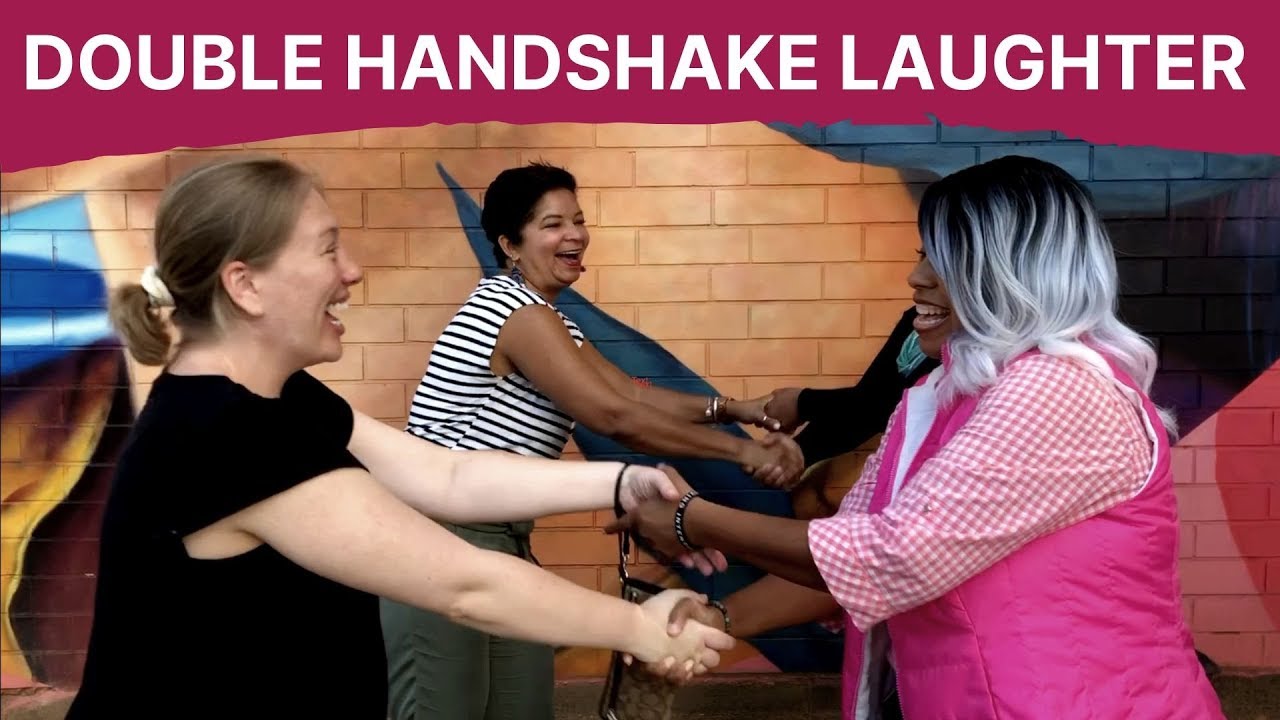 Laughter Yoga Exercise | Double Handshake Laughter - YouTube