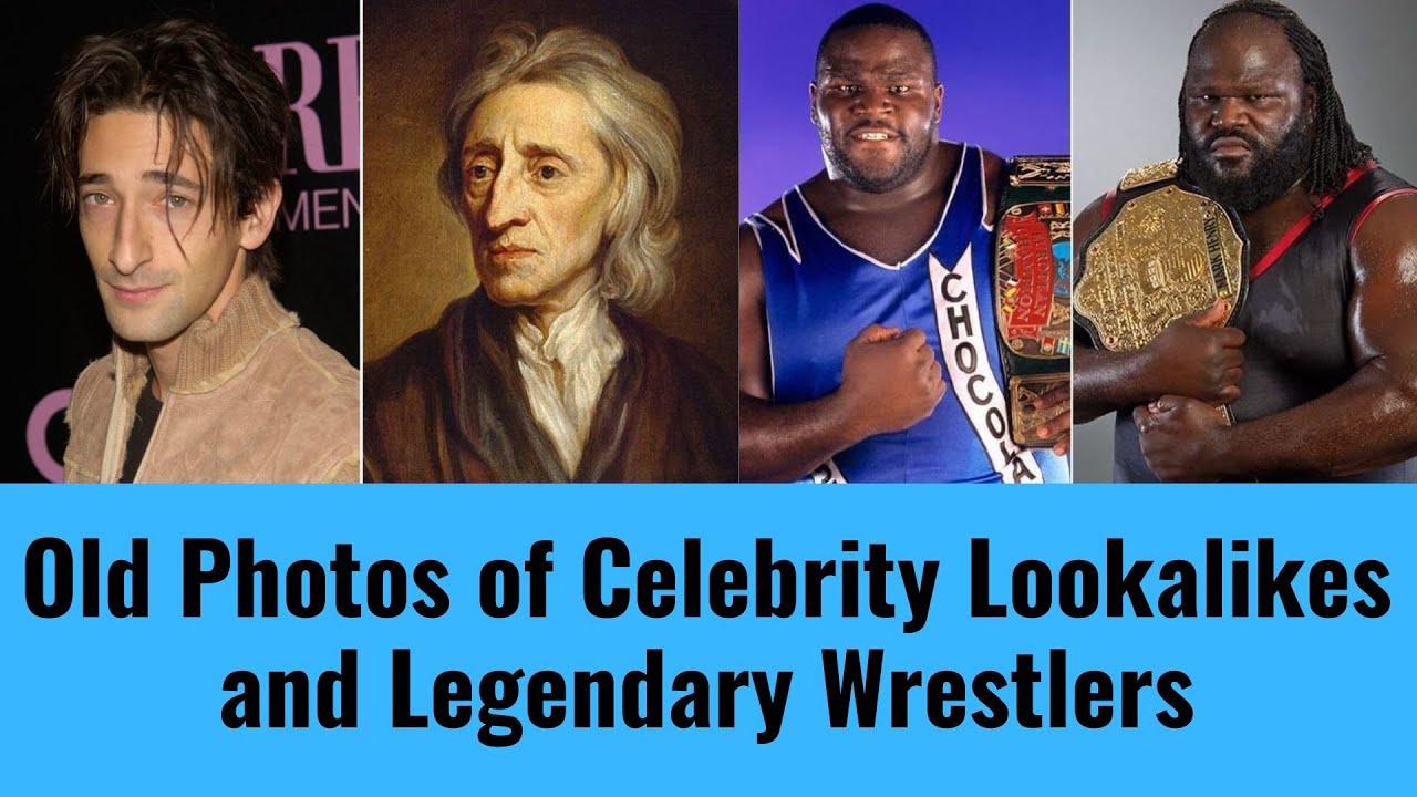 Old Photos of Celebrity Lookalikes and Legendary Wrestlers - YouTube
