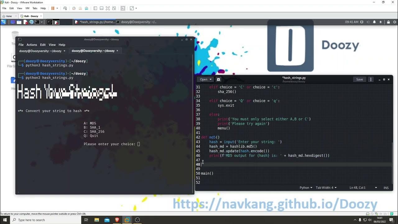 Python - Convert your string into hash script - MD5, SHA-1or SHA-256 ...