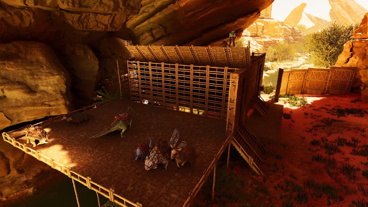 With a Chemistry Bench comes Adobe Base upgrades! | ARK: Survival ...