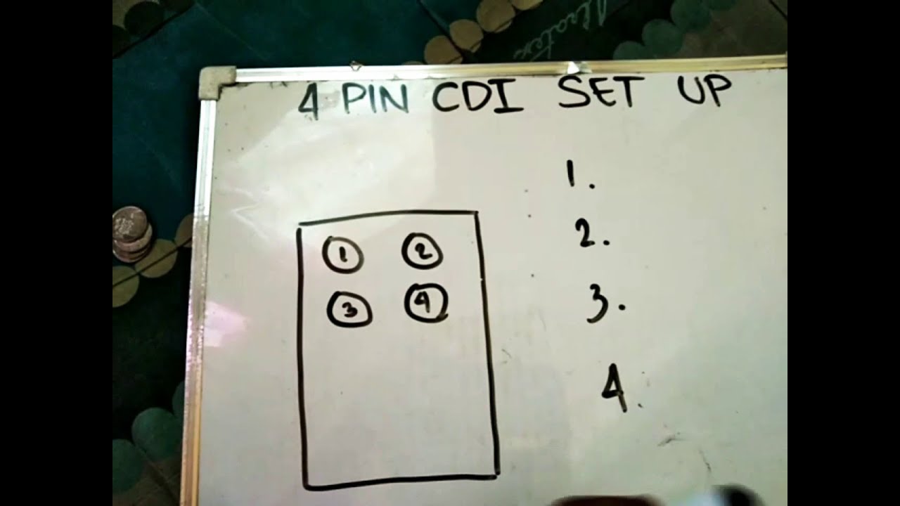4 pin. CDI set up battery operated - YouTube