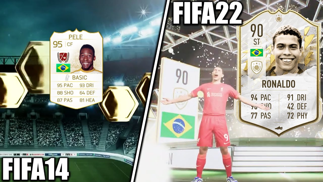 AN ICON IN A PACK ON EVERY FIFA! FIFA14 - FIFA22 - YouTube