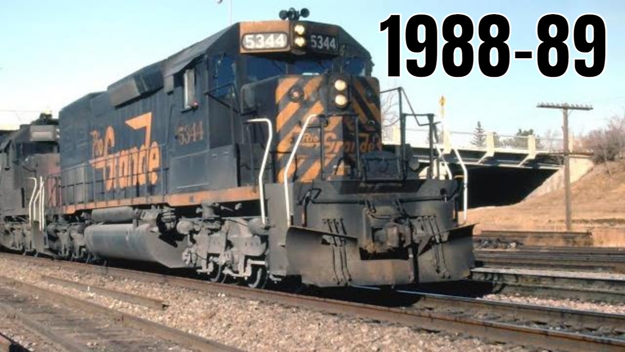 Amtrak, Rio Grande, Santa Fe, EMD, Burlington Northern, Southern ...