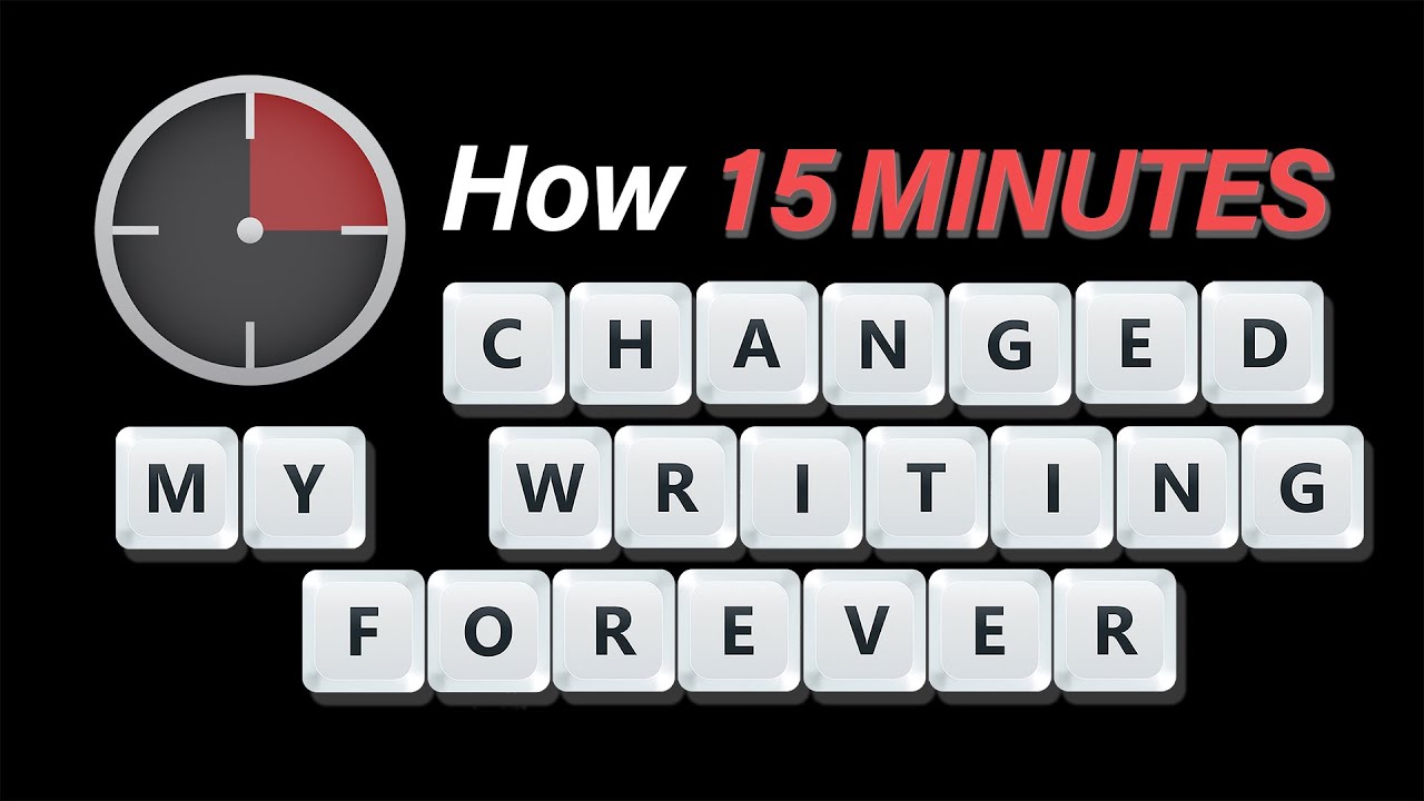 A 15 minute daily practice transformed my writing - YouTube