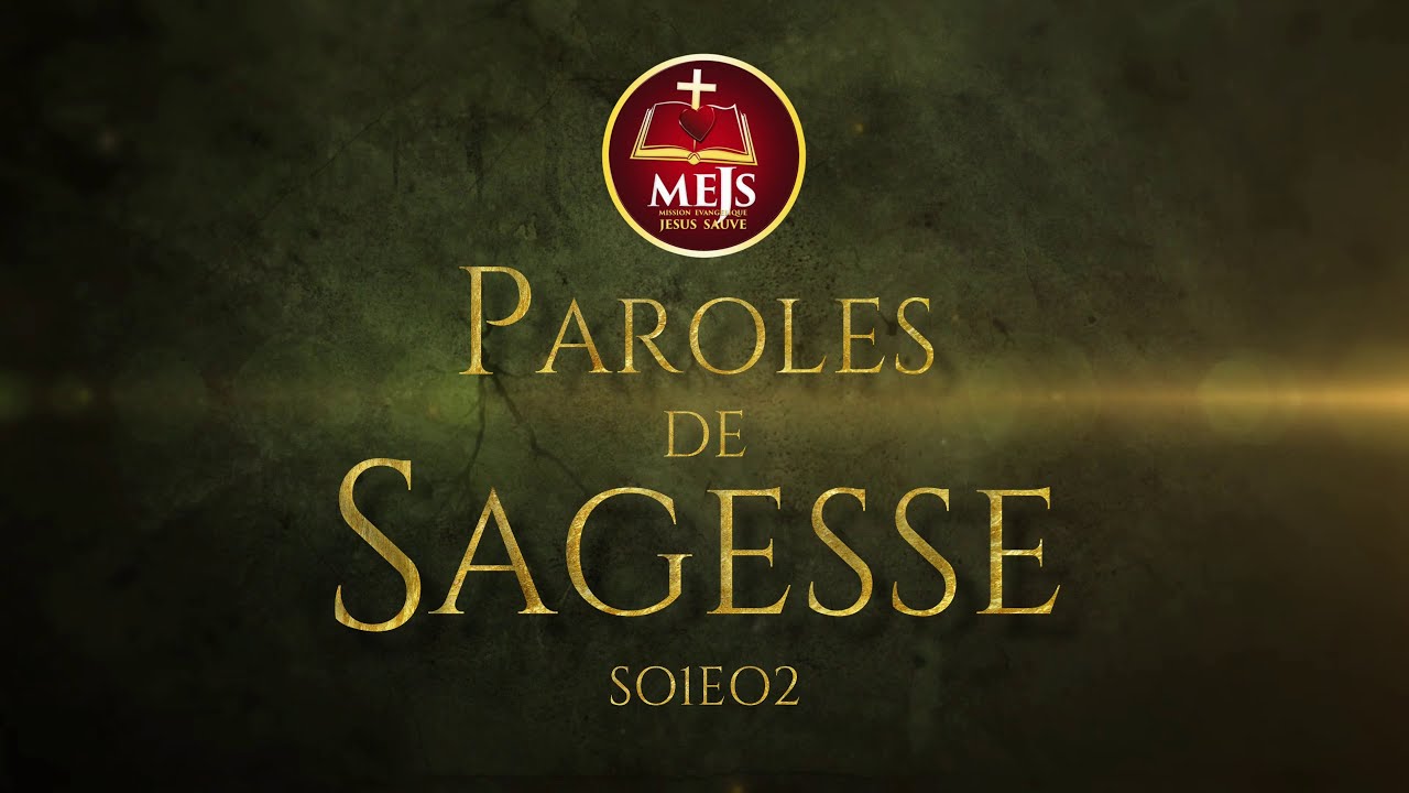 Paroles de Sagesse SO1EO2 - YouTube