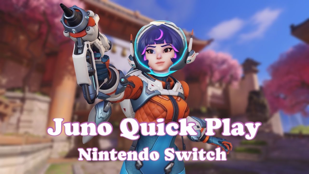 Overwatch 2 Nintendo Switch Quick Play Cozy Juno Gameplay 🪐 - YouTube