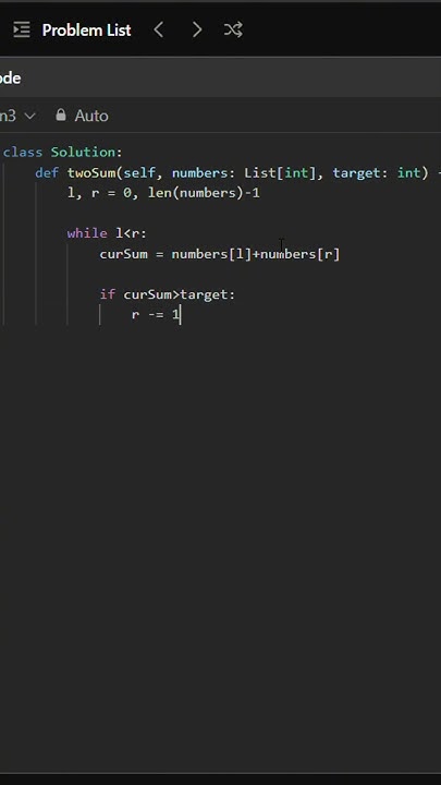 #day37 | LeetCode | problem: Two Sum II - Input Array Is Sorted - YouTube