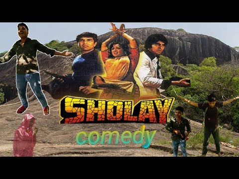 Sholay comedy//Amitabh bachchan//Dharmendra//Shahbaz//Faizan//Sholay ...
