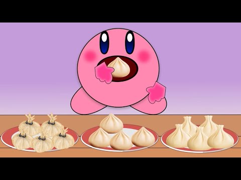 Kirby animation - Dumpling Mukbang asmr #kirby - YouTube