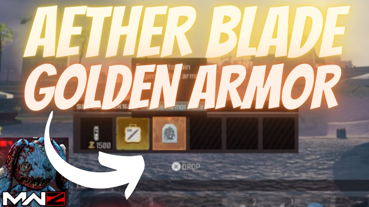 MW3 Zombies- BEST Classified Schematics Aether blade and Golden Armor ...