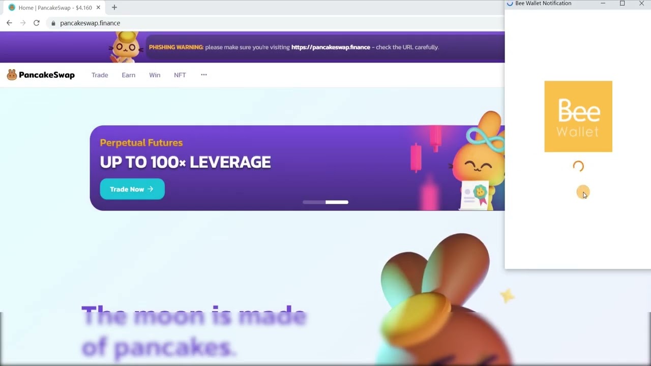 How to connect Bee Wallet with Swap - YouTube